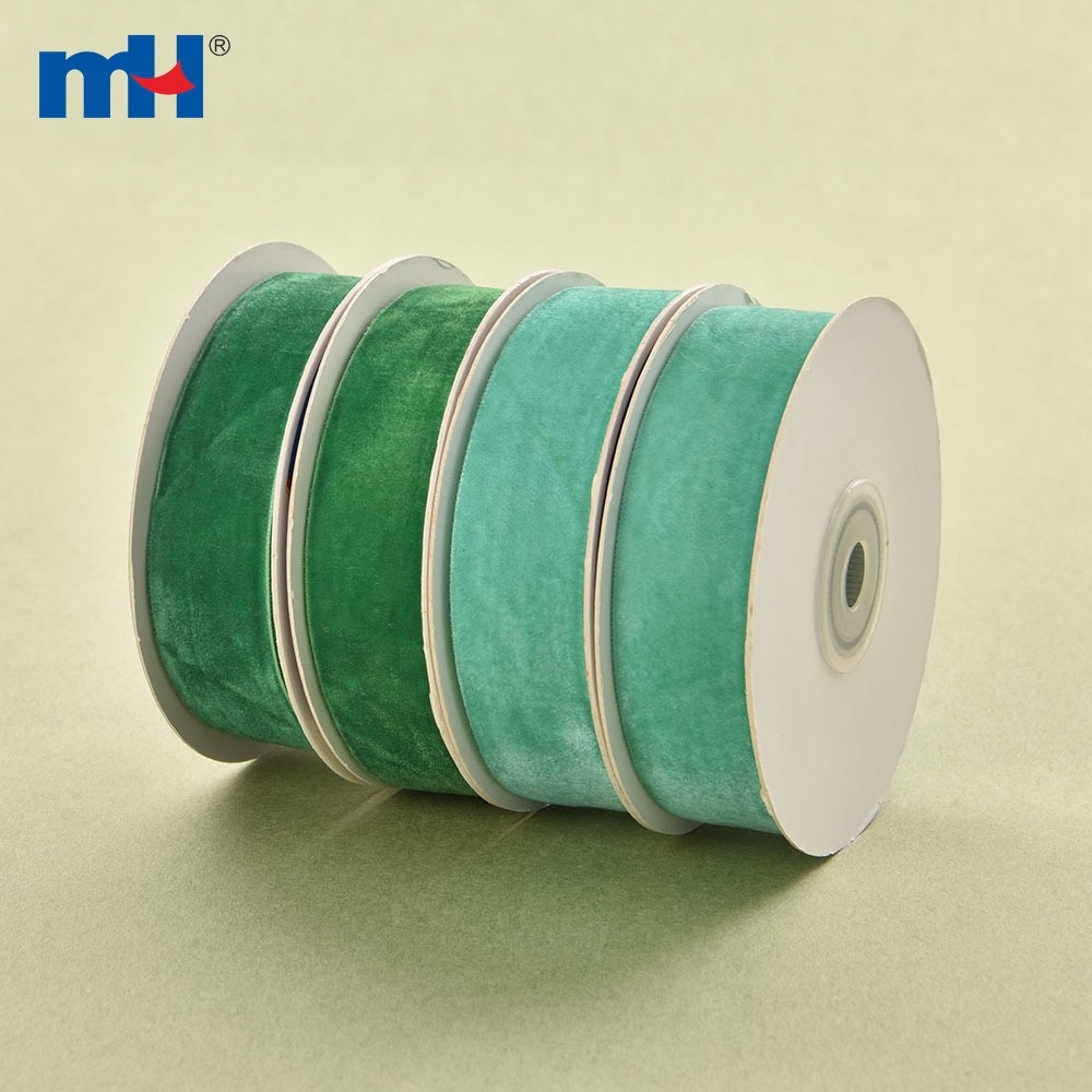 Solid Color 100% Nylon Velvet Ribbons for Hair Bow - Ribbon Wholesaler